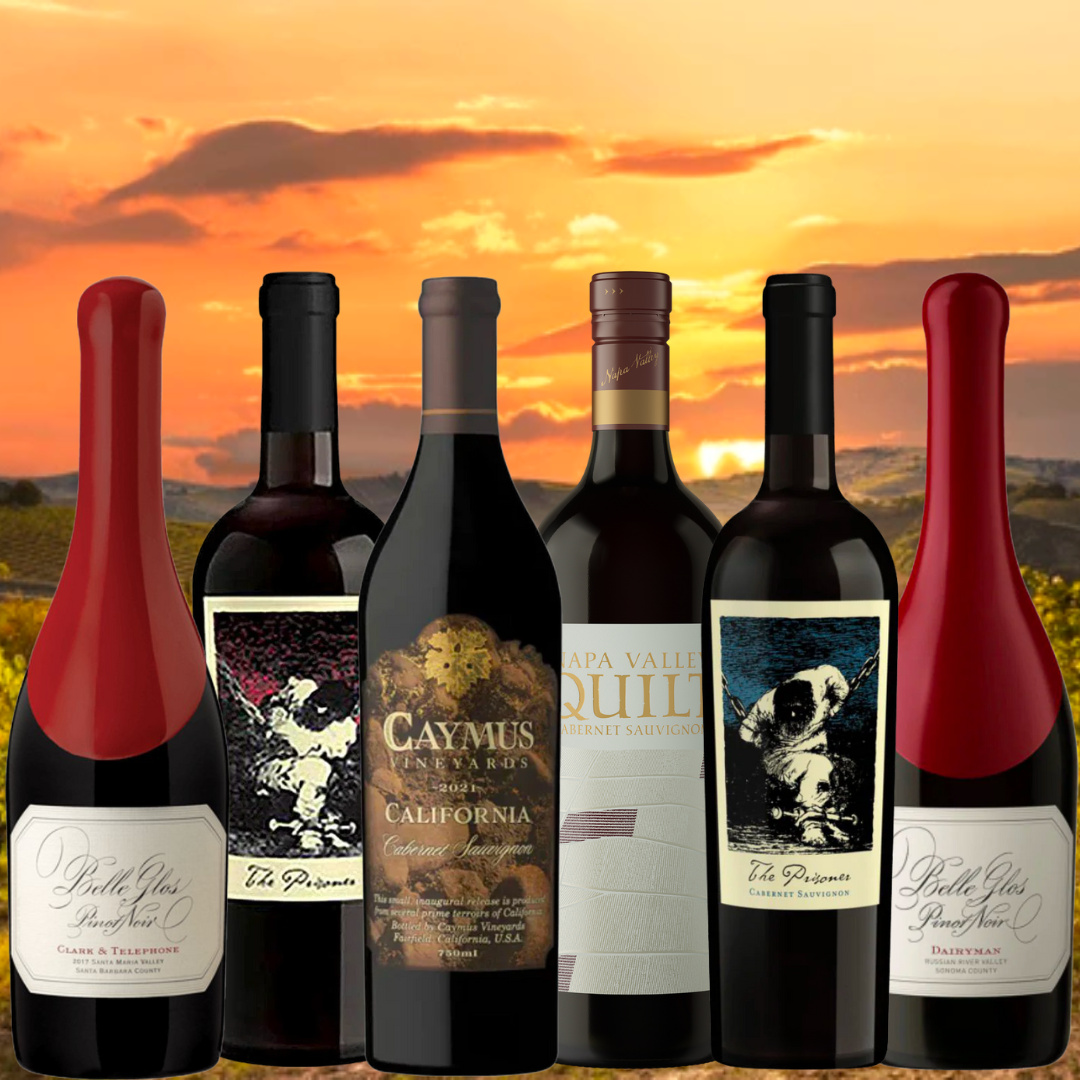 California Red Wine Lover Deluxe Variety Pack - Assorted Red Wines 6-P
