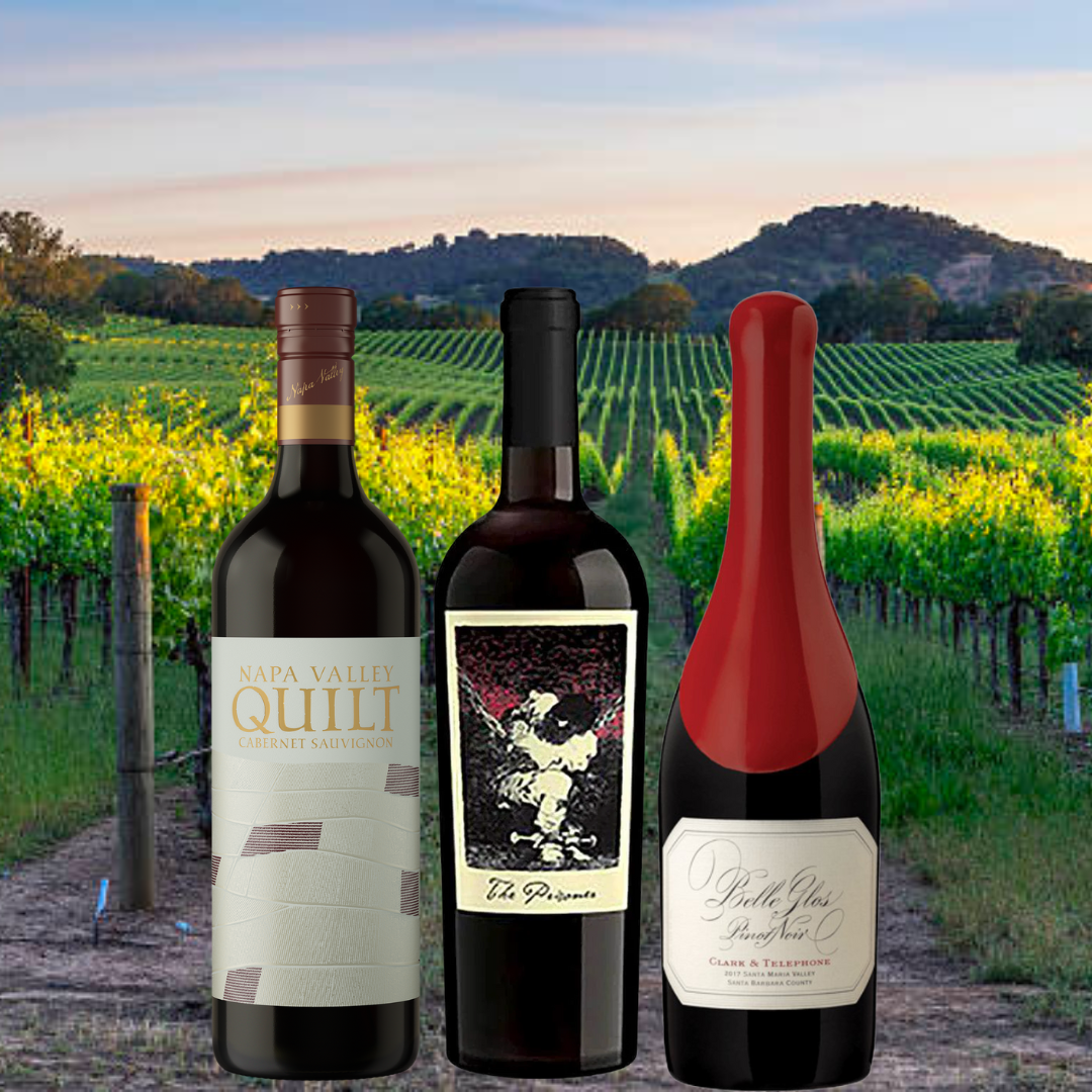 California Red Wine Lover Trio Pack - Assorted Red Wines 3-Pack, 750ml